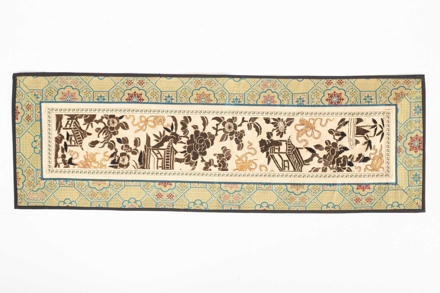 Lot 623 - A Chinese sleeve panel