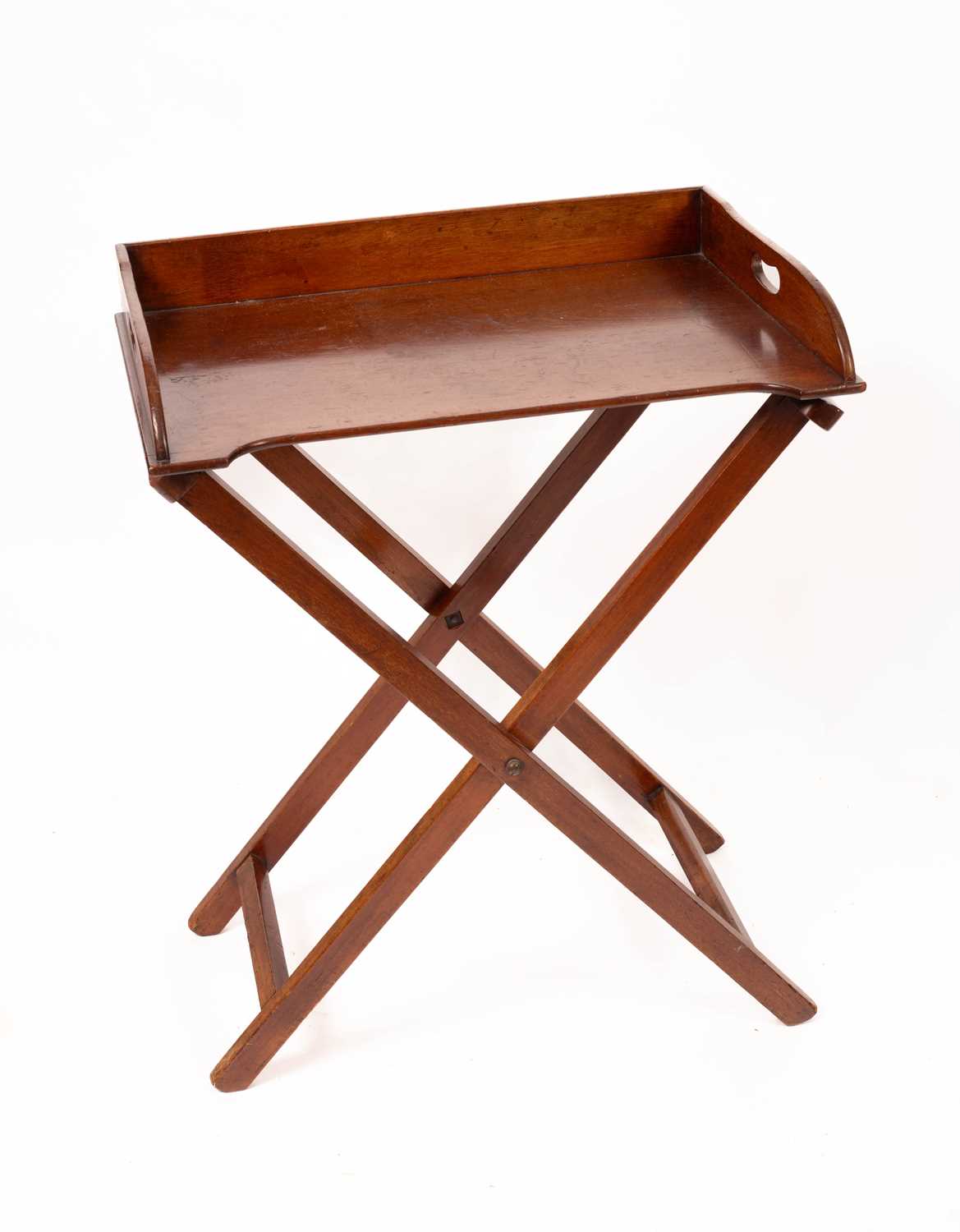 Lot 637 - A 19th Century mahogany butler's tray