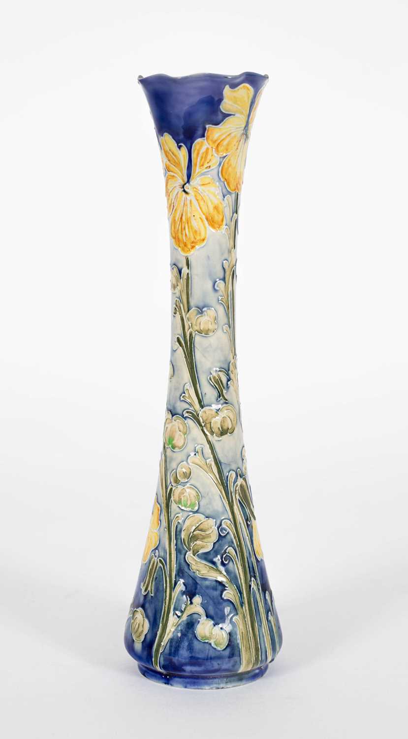 Lot 341 - A MacIntyre Moorcroft Florian Ware vase