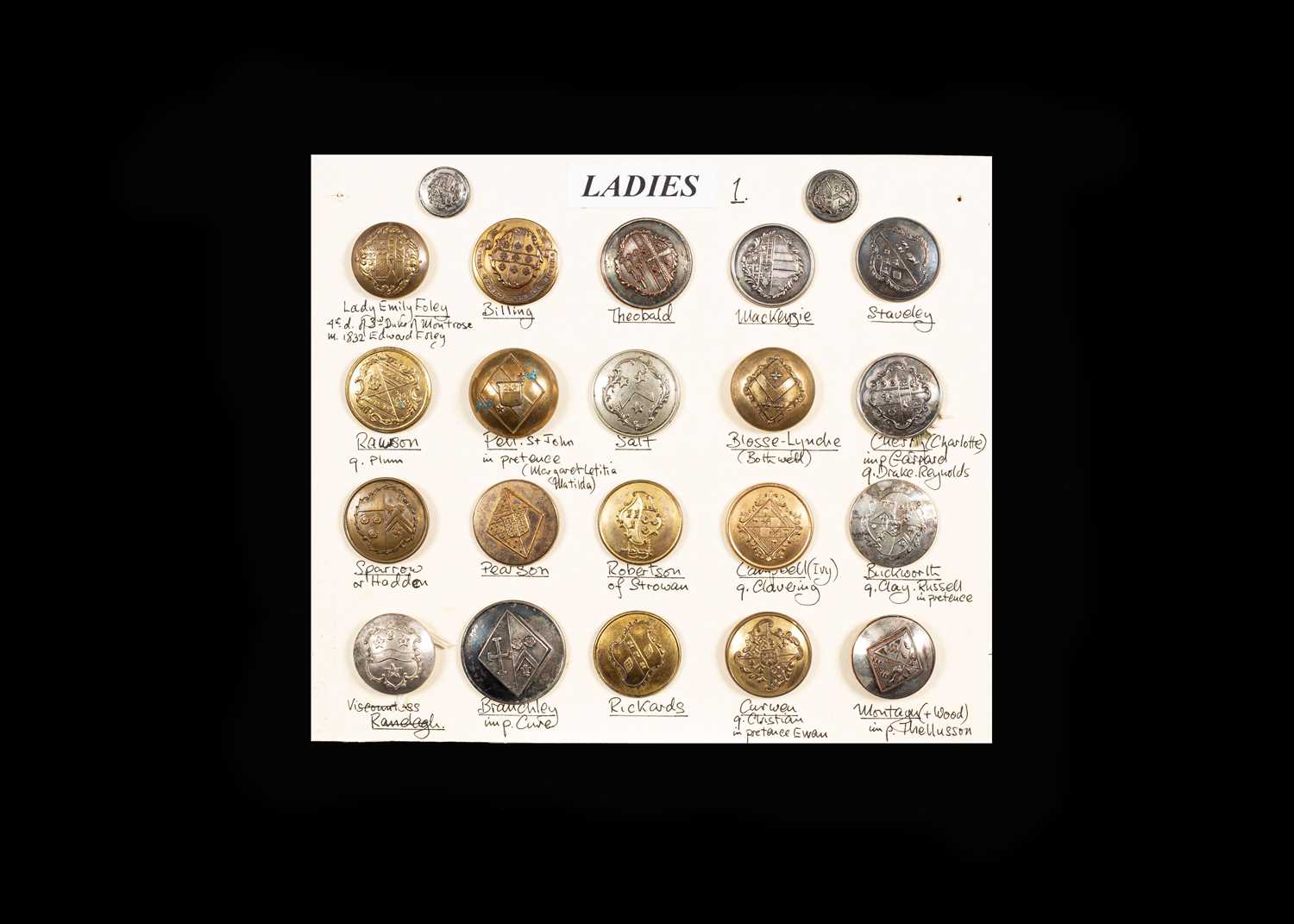 Lot 224 - A group of twenty-two livery buttons