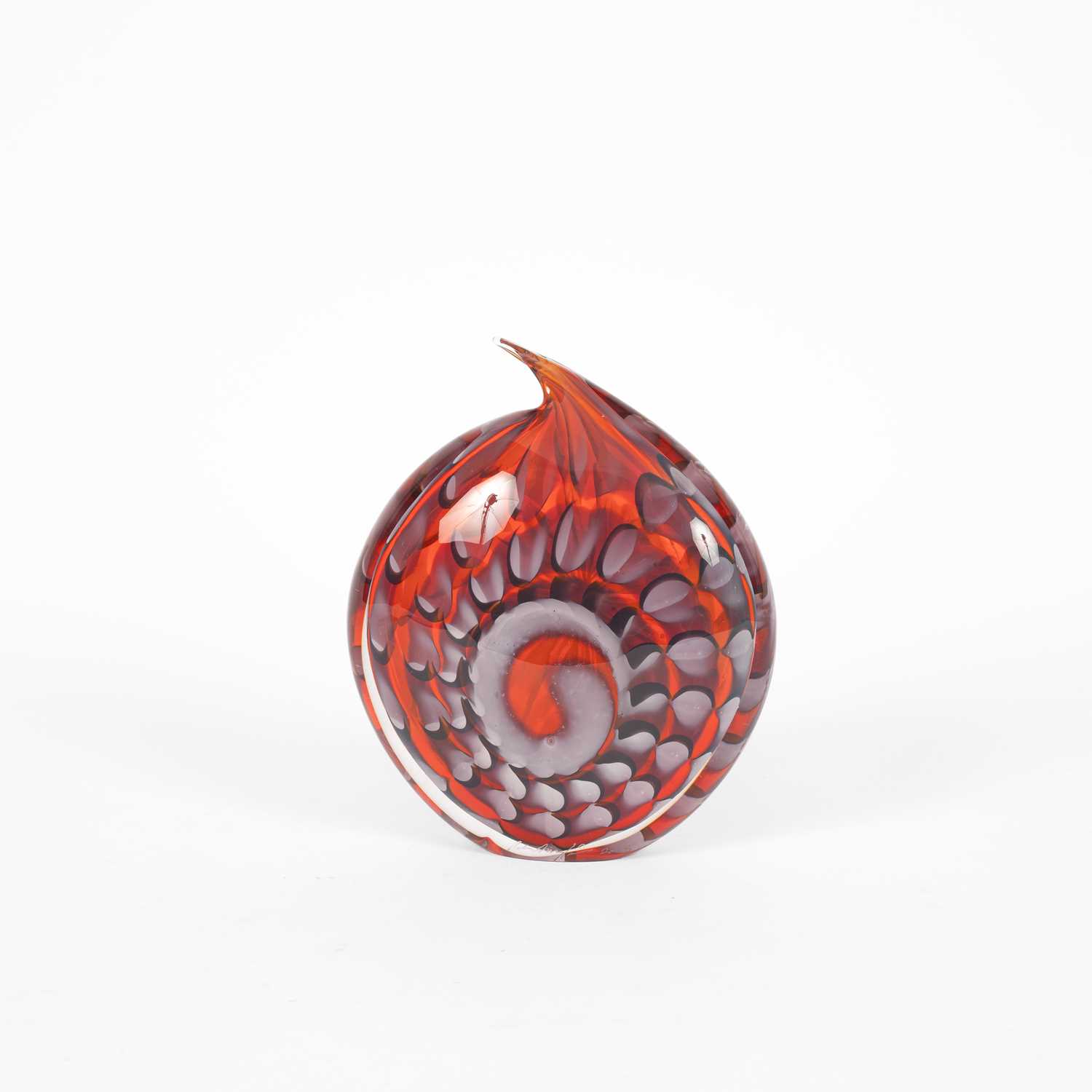 Lot 469 - Peter Layton (born 1937) a dropper glass