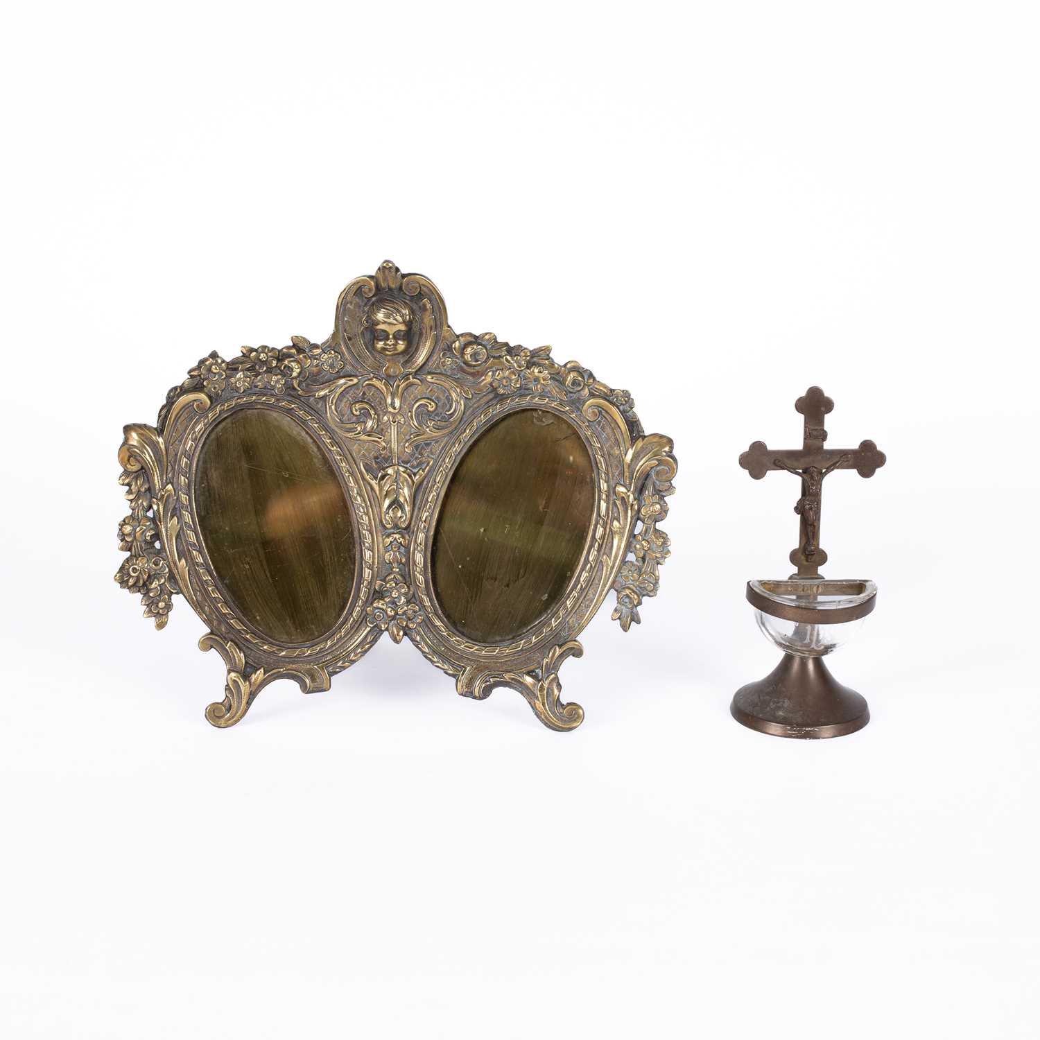 Lot 1248 - A French crucifix font