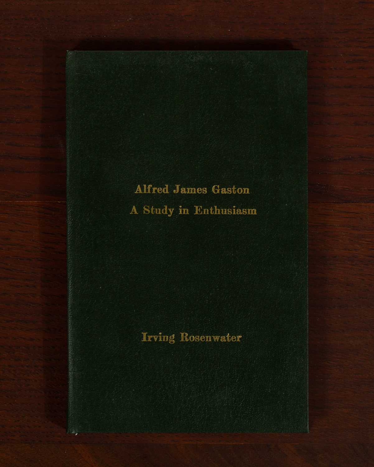 Lot 108 - Rosenwater (Irving) Alfred James Gaston
